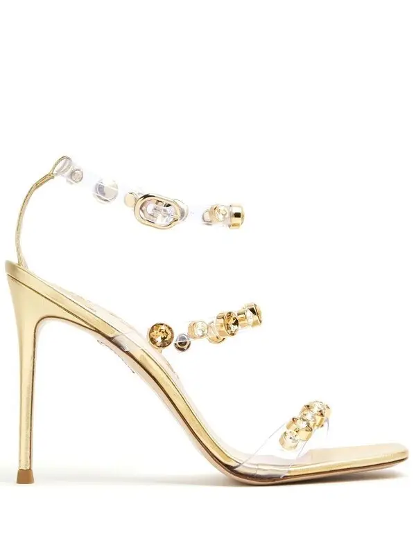 SOPHIA WEBSTER Rosalind 100mm Gem-embellished Sandals - Yellow