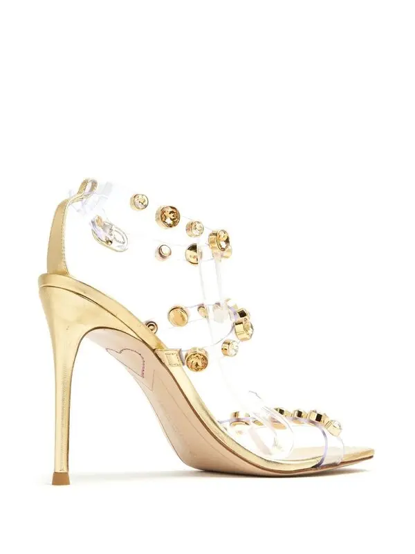 SOPHIA WEBSTER Rosalind 100mm Gem-embellished Sandals - Yellow