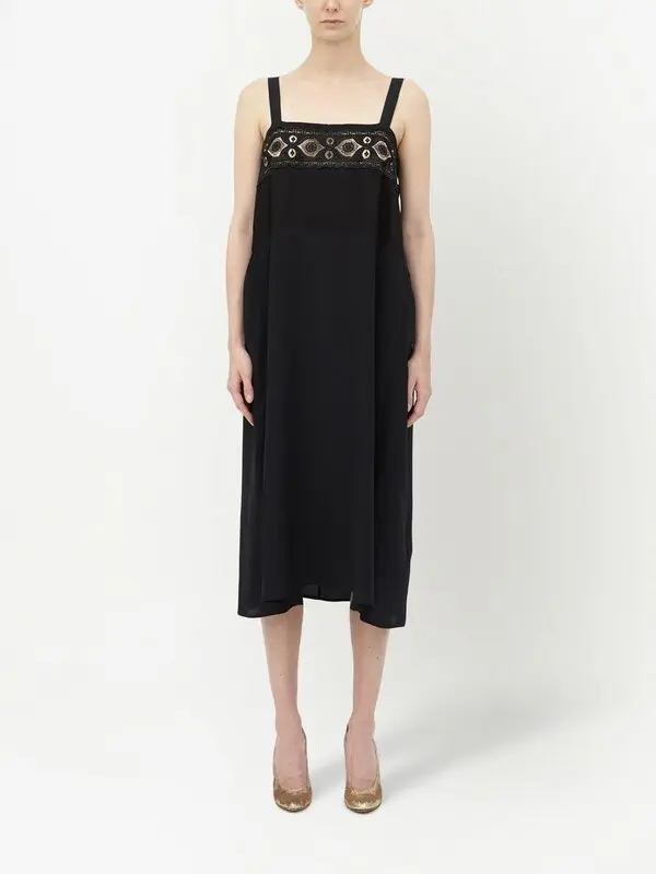 MAISON MARGIELA Embroidered Midi Dress