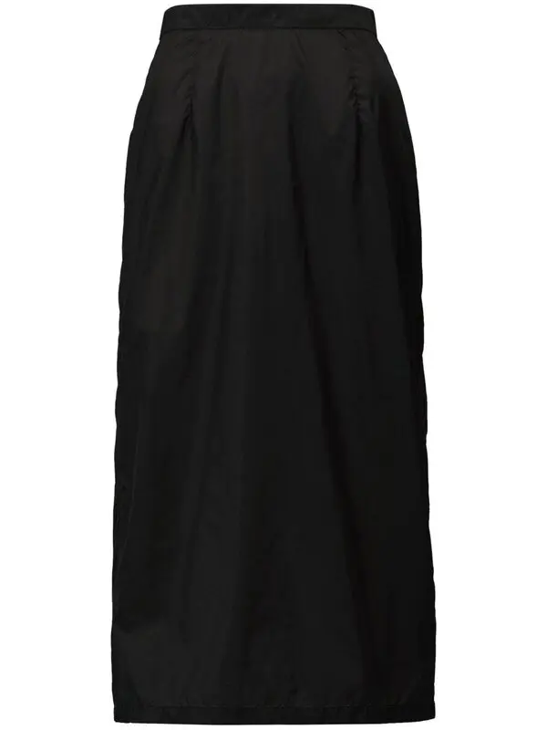 MAISON MARGIELA High-waisted Midi Skirt - Black
