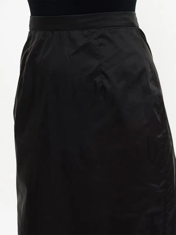 MAISON MARGIELA High-waisted Midi Skirt - Black