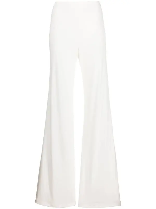Alberta Ferretti High-waisted Flared Trousers