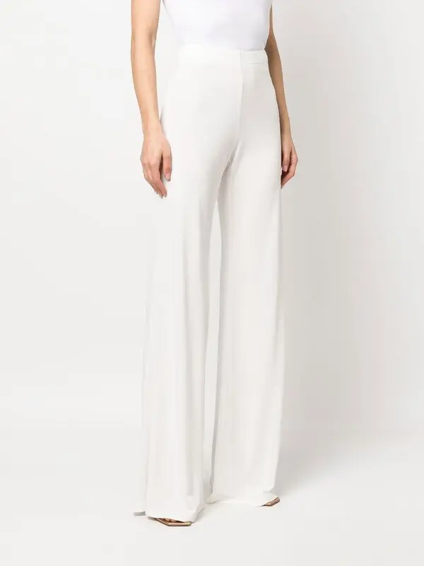 Alberta Ferretti High-waisted Flared Trousers