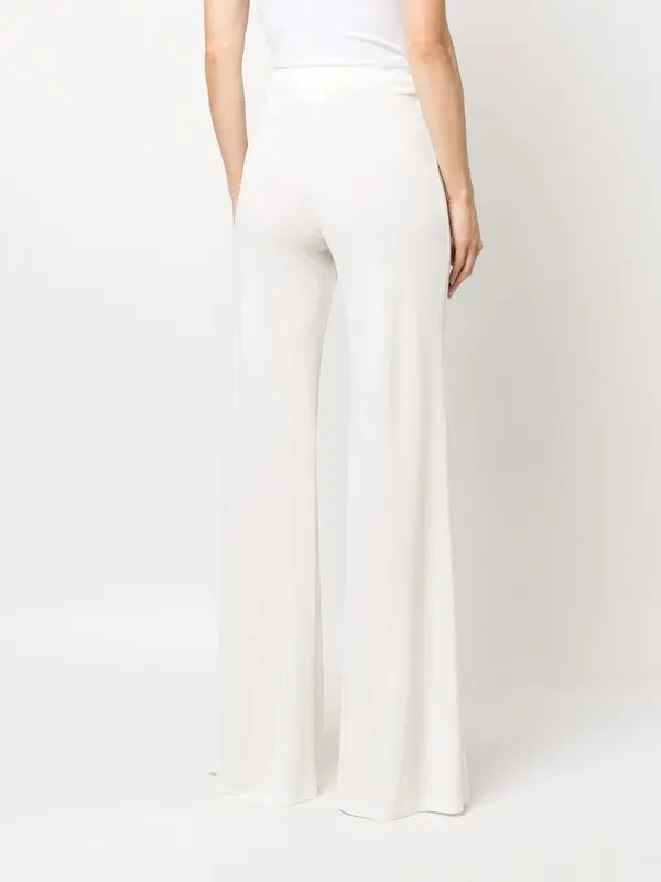 Alberta Ferretti High-waisted Flared Trousers