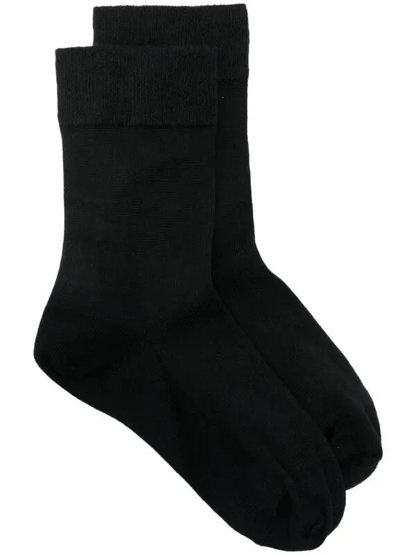 Wolford Cashmere Blend Ankle Socks - Black