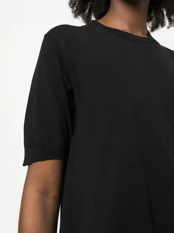 UMA WANG Fine-knit Cotton-blend T-shirt
