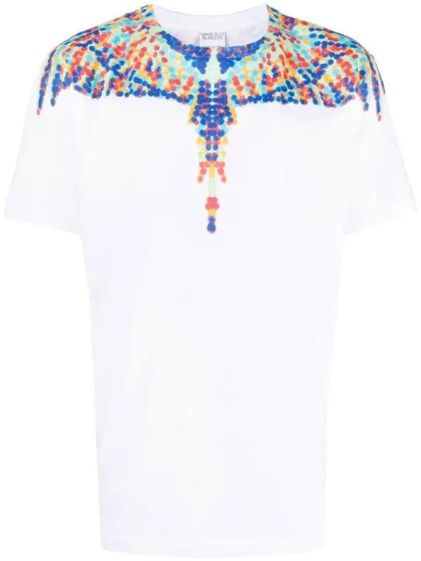 COUNTY OF MILAN Wings Short-sleeve T-shirt - White