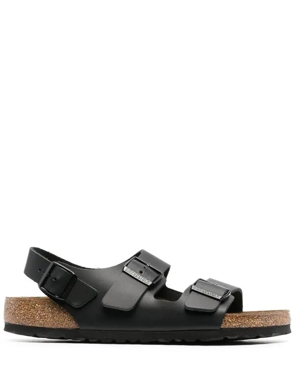 BIRKENSTOCK Side Buckle-fastening Slingback Sandals - Black