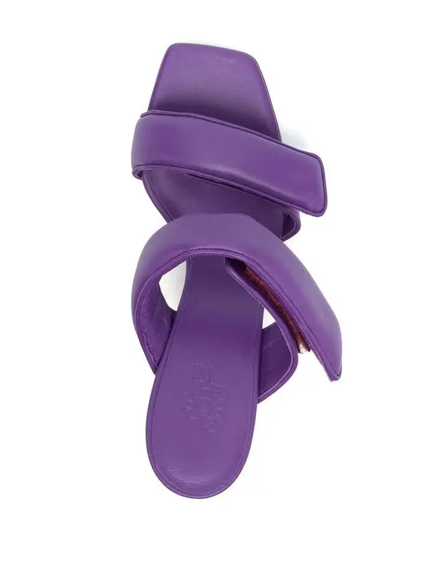 GIABORGHINI X Pernille Perni 100mm Sandals - Purple