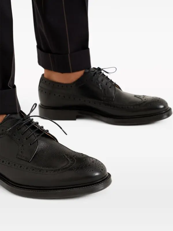 Brunello Cucinelli Leather Derby Shoes