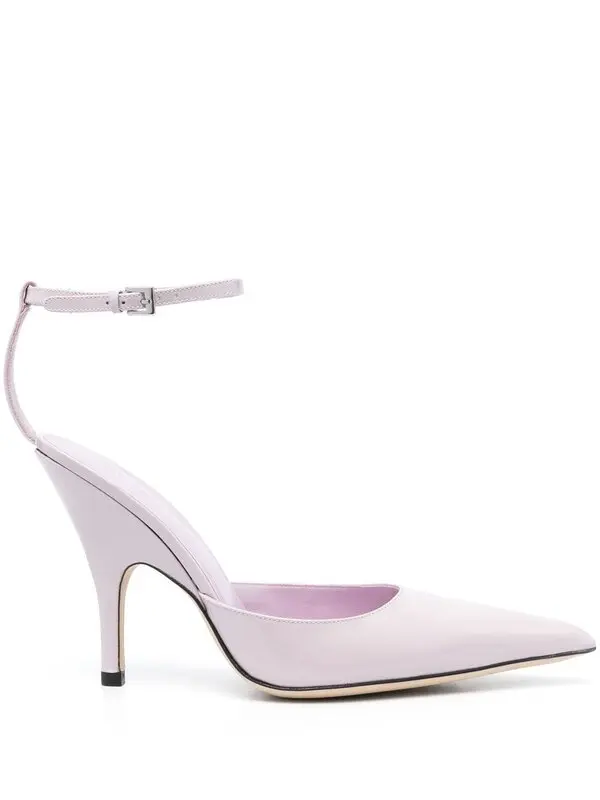 By Far Eliza 75mm Pumps - Purple