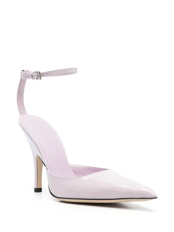 By Far Eliza 75mm Pumps - Purple