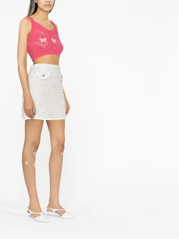 Alessandra Rich Sleeveless Knitted Top
