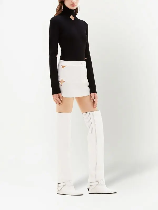 COURREGES Cut-out Mini Skirt