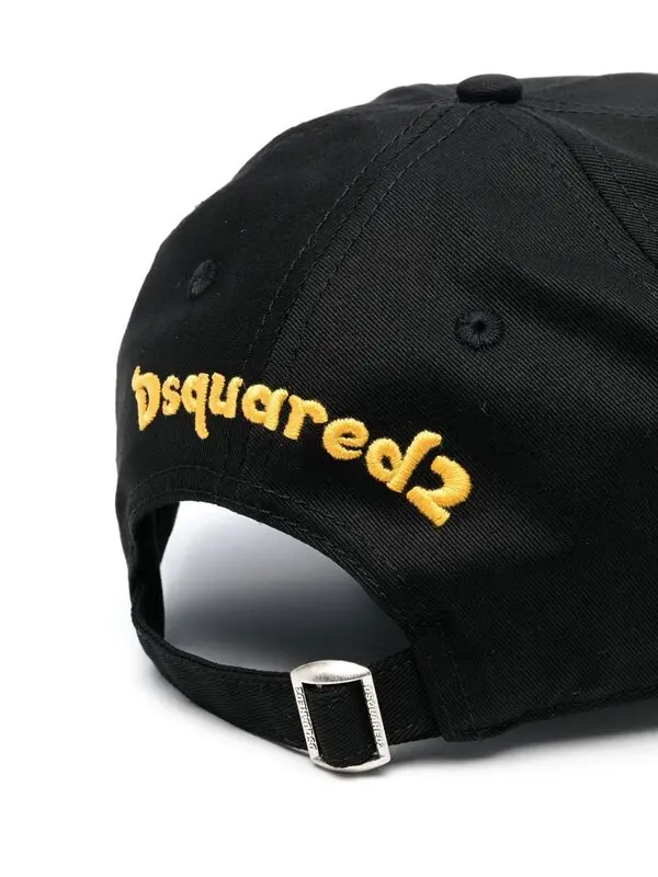Dsquared2 Cotton Logo-embroidered Cap
