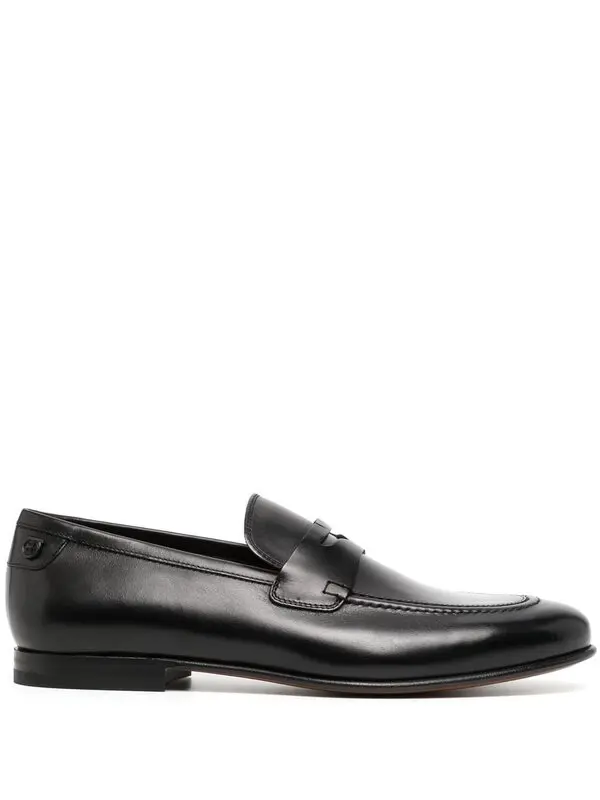 FERRAGAMO Leather Penny Loafers