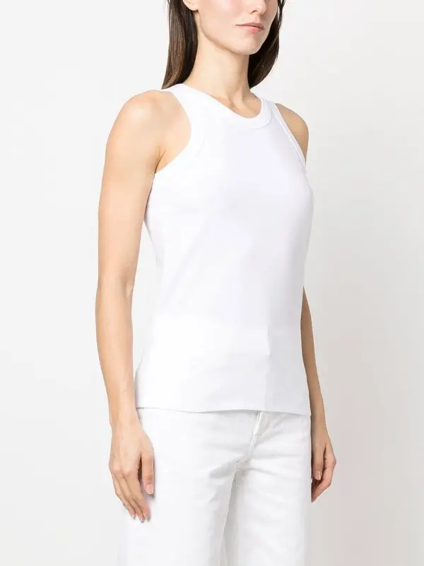 Loulou De Saison Loulou Studio Round-neck Cotton Tank Top - White