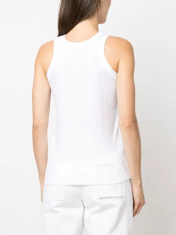 Loulou De Saison Loulou Studio Round-neck Cotton Tank Top - White
