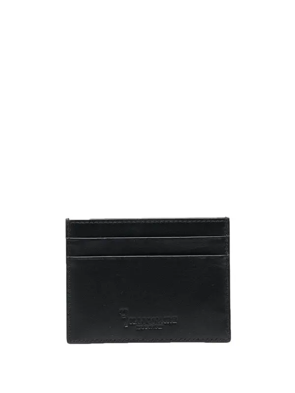 BILLIONAIRE Logo Leather Cardholder