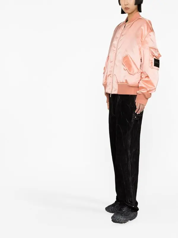 Off-White Logo-patch Bomber Jacket