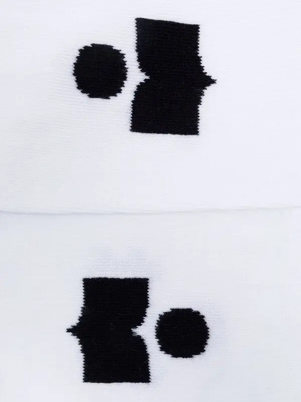 MARANT Siloki Logo Socks - White
