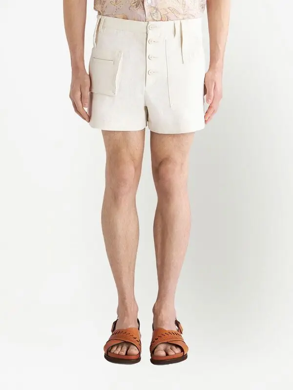 Etro Button-up Chino Shorts