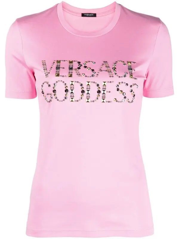 Versace Logo-embellished T-shirt