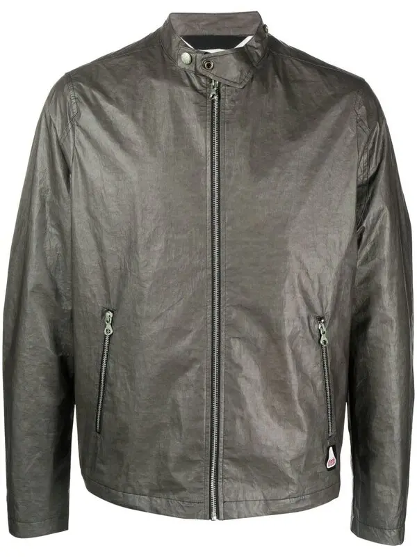 DIESEL® Crinkle-effect Zip-up Jacket