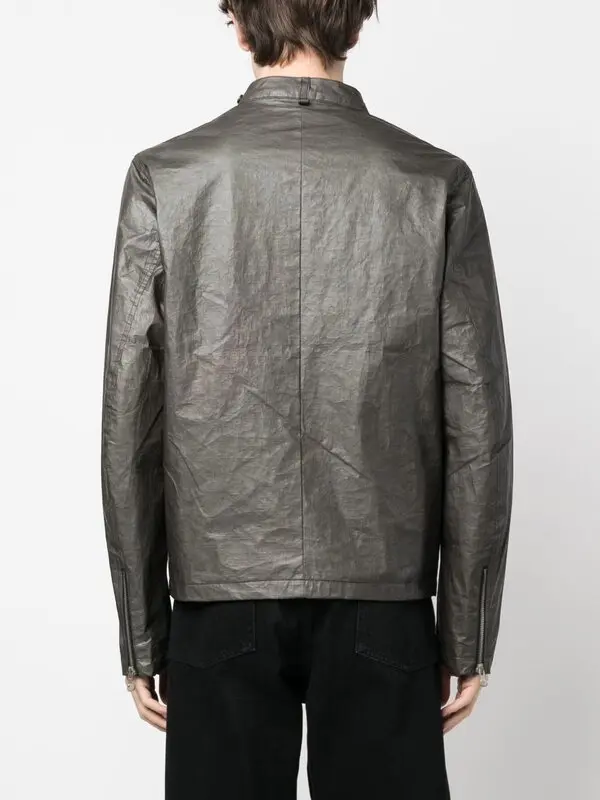 DIESEL® Crinkle-effect Zip-up Jacket