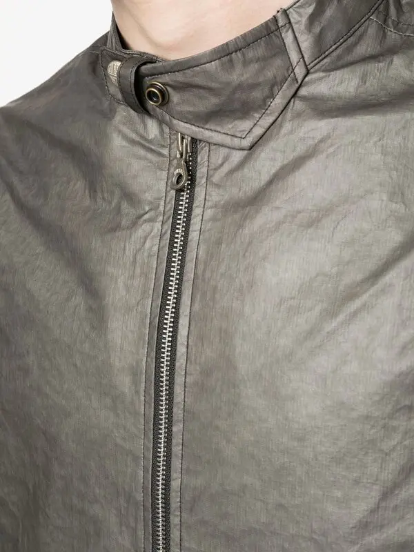 DIESEL® Crinkle-effect Zip-up Jacket