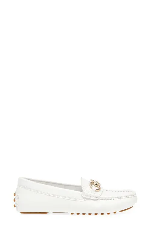 Anne Klein Celeste Driving Loafer - White