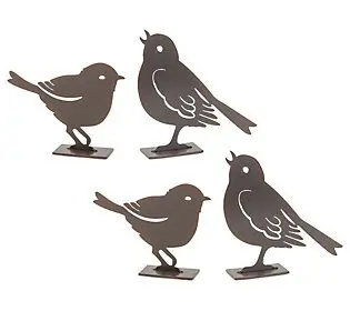 MELROSE Metal Bird Cut-out Tabletop Decor - One-color