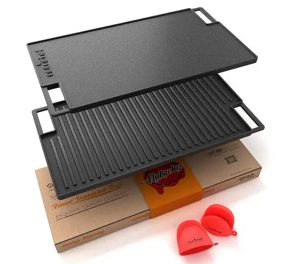 NUTRICHEF Reversible Cast Iron Griddle Grill Pa - One-color
