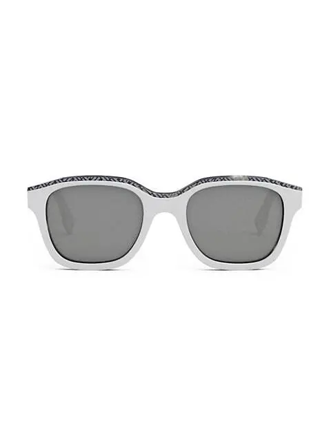 Fendi Square 51mm Acetate Sunglasses