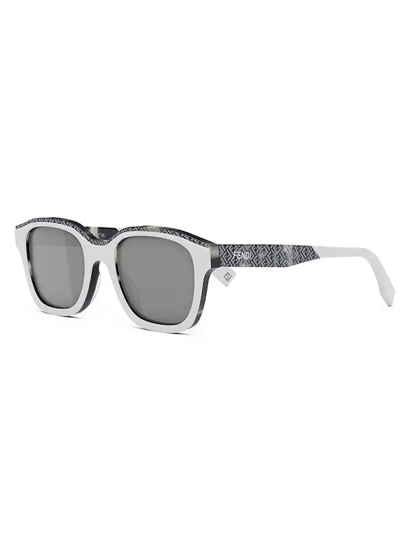 Fendi Square 51mm Acetate Sunglasses