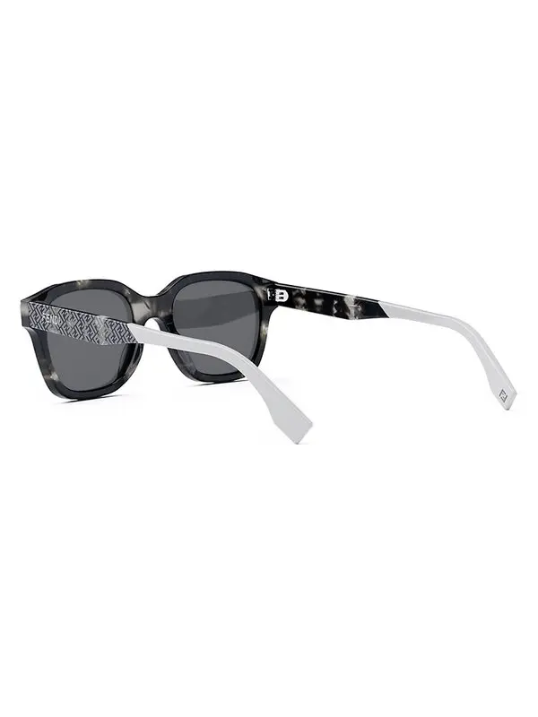 Fendi Square 51mm Acetate Sunglasses