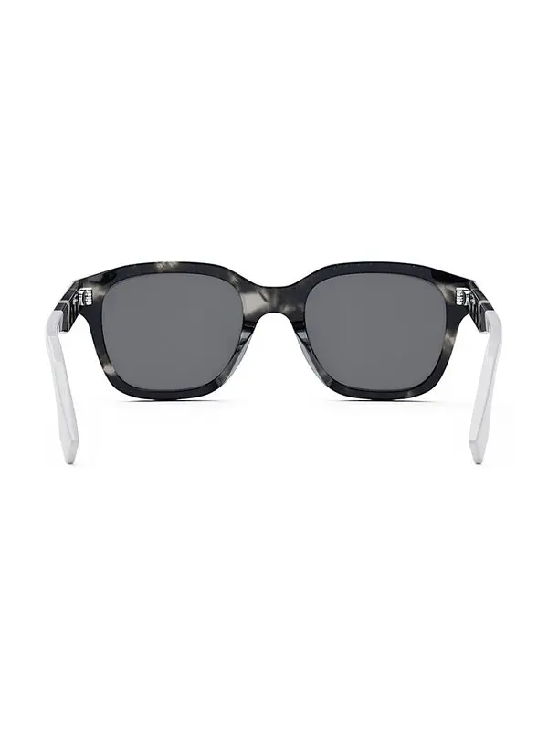 Fendi Square 51mm Acetate Sunglasses