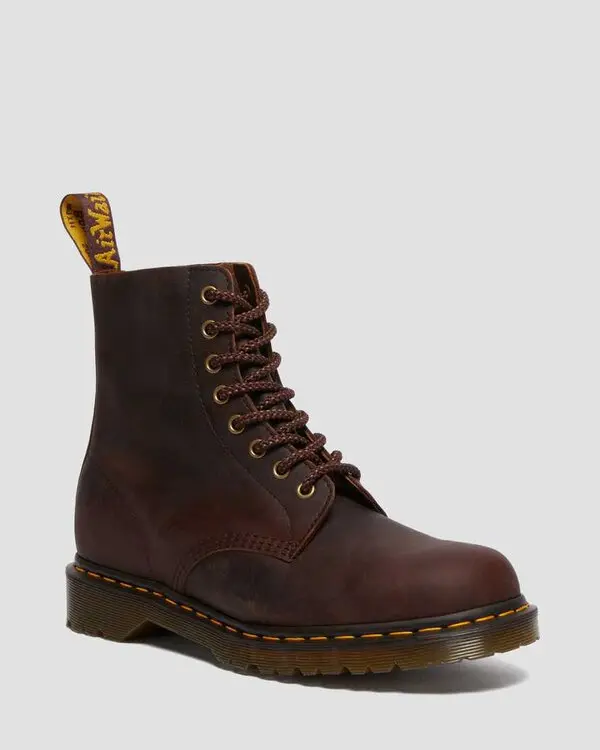 Dr. Martens 1460 Waxed Full Grain Leather Lace-up Boots