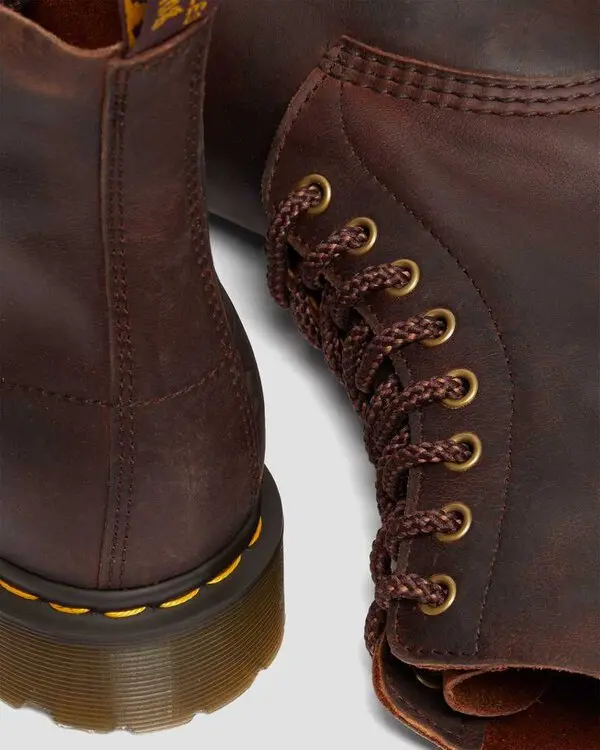 Dr. Martens 1460 Waxed Full Grain Leather Lace-up Boots