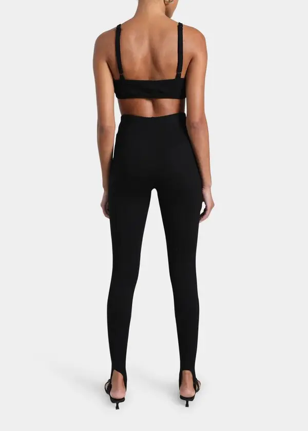 LESET Rio High-rise Slim Stirrup Pants