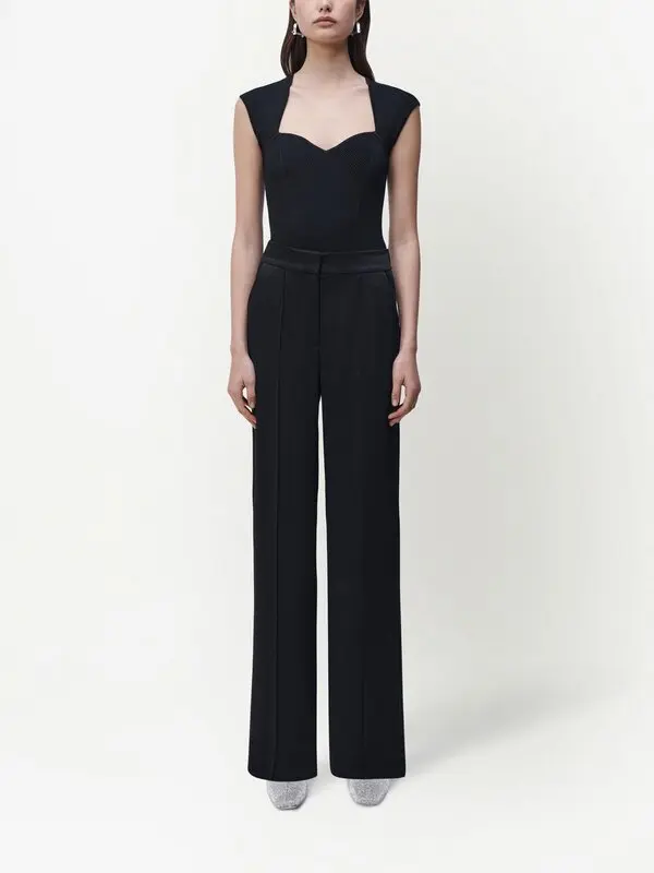 Simkhai Kyra Wide-leg Trousers - Black