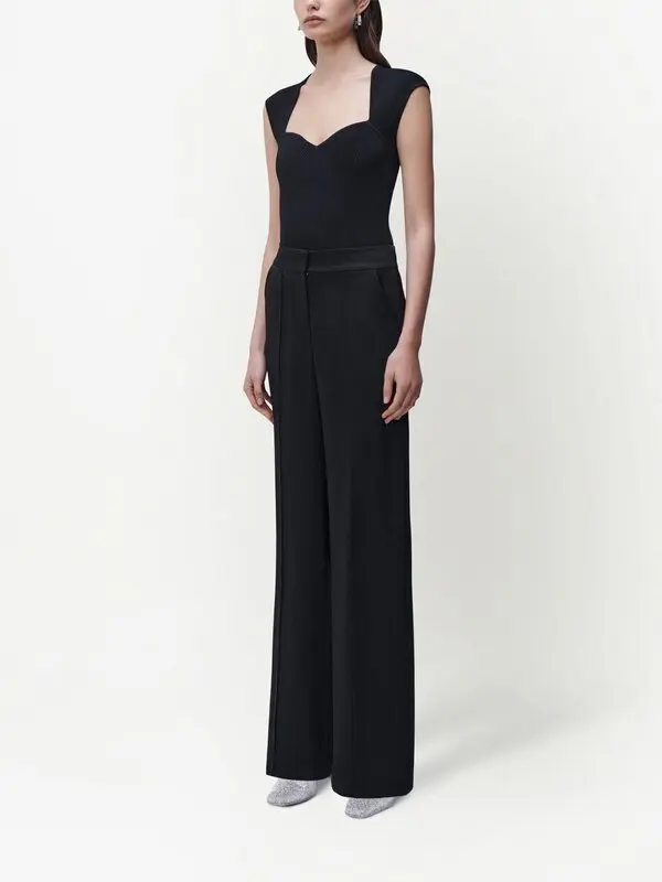 Simkhai Kyra Wide-leg Trousers - Black