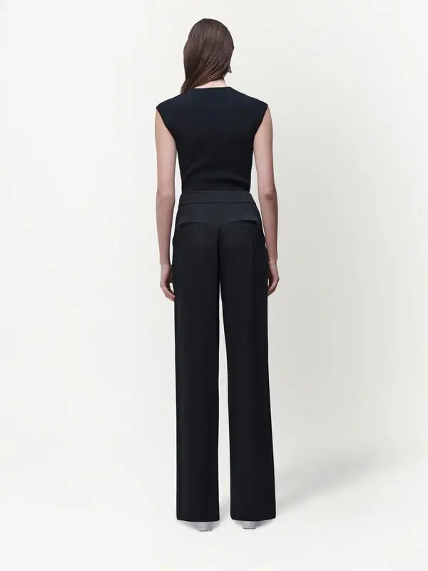 Simkhai Kyra Wide-leg Trousers - Black