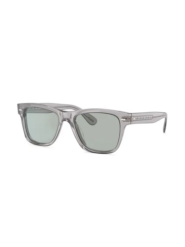 Oliver Spencer Oliver Sun Square-frame Sunglasses - Grey