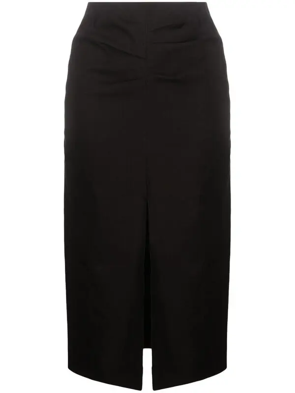 Isabel Marant Étoile Box-pleat Pencil Midi Skirt