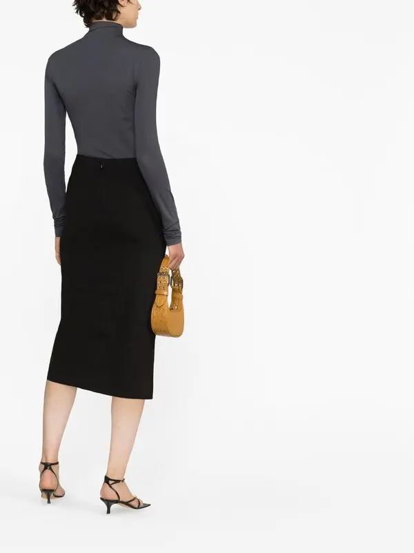 Isabel Marant Étoile Box-pleat Pencil Midi Skirt