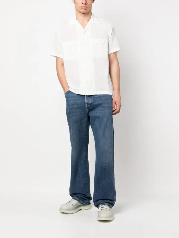 Alexander McQueen Wide-leg Panelled Jeans