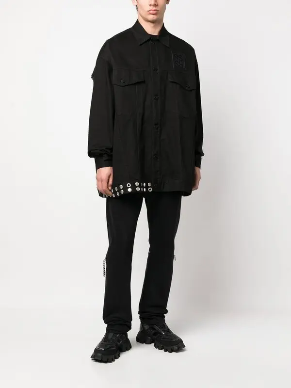 Raf Simons Fringe-detail Denim Jacket