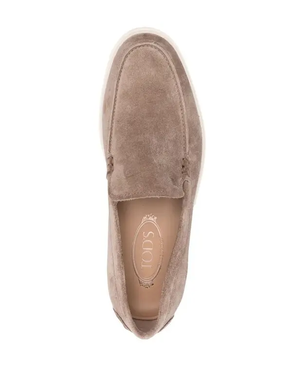 TOD'S Suede Slip-on Loafers