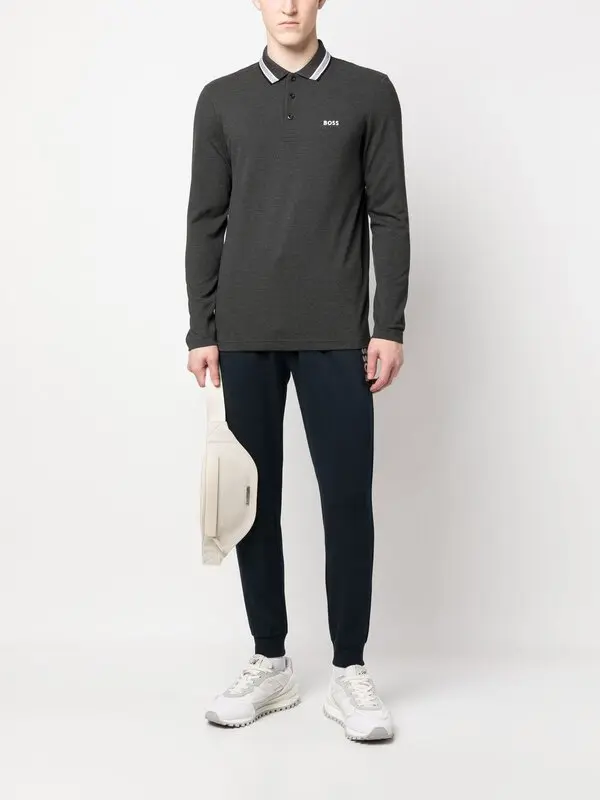 BOSS Logo-print Slim Tapered Track Pants
